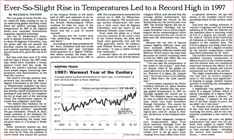 AL GORE ANNOUNCED 1997 AVERAGE GLOBAL TEMPERATURE AT 62 F – coherence ...
